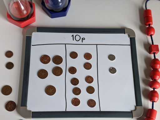 Recognising coins and values combinations to total 10p | parentutor.co.uk