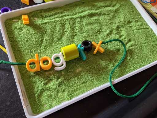 Edible Coloured Sand Tuff Tray | parentutor.co.uk